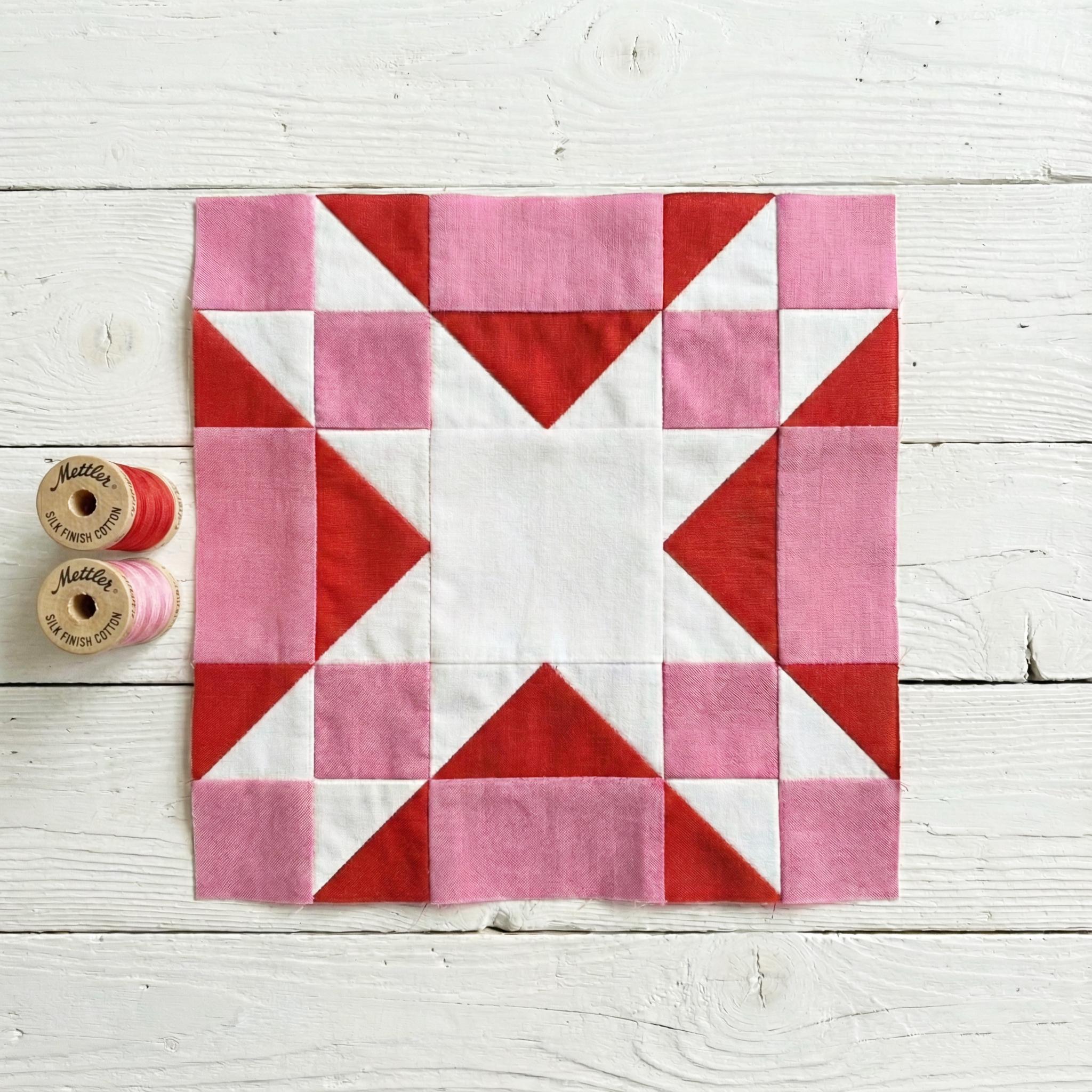 Amish Star 5 Sizes Quilt Block Pattern, PDF Instant Download ...