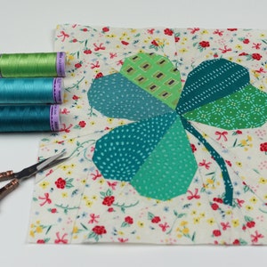 Shamrock Quilt Block Pattern, Shamrock Pattern, PDF Instant Download ...