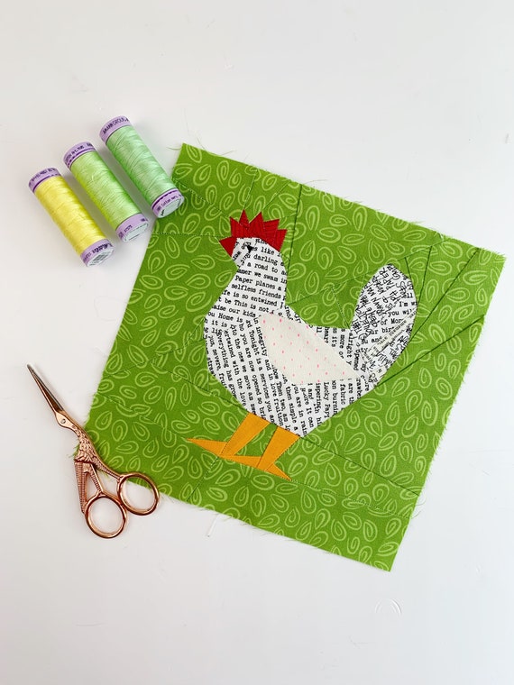 Hen And Chickens Quilt Block