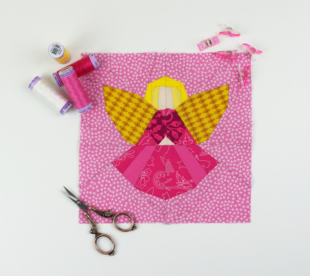 Angel Quilt Block Pattern, Angel Singing Pattern, PDF Instant Download ...