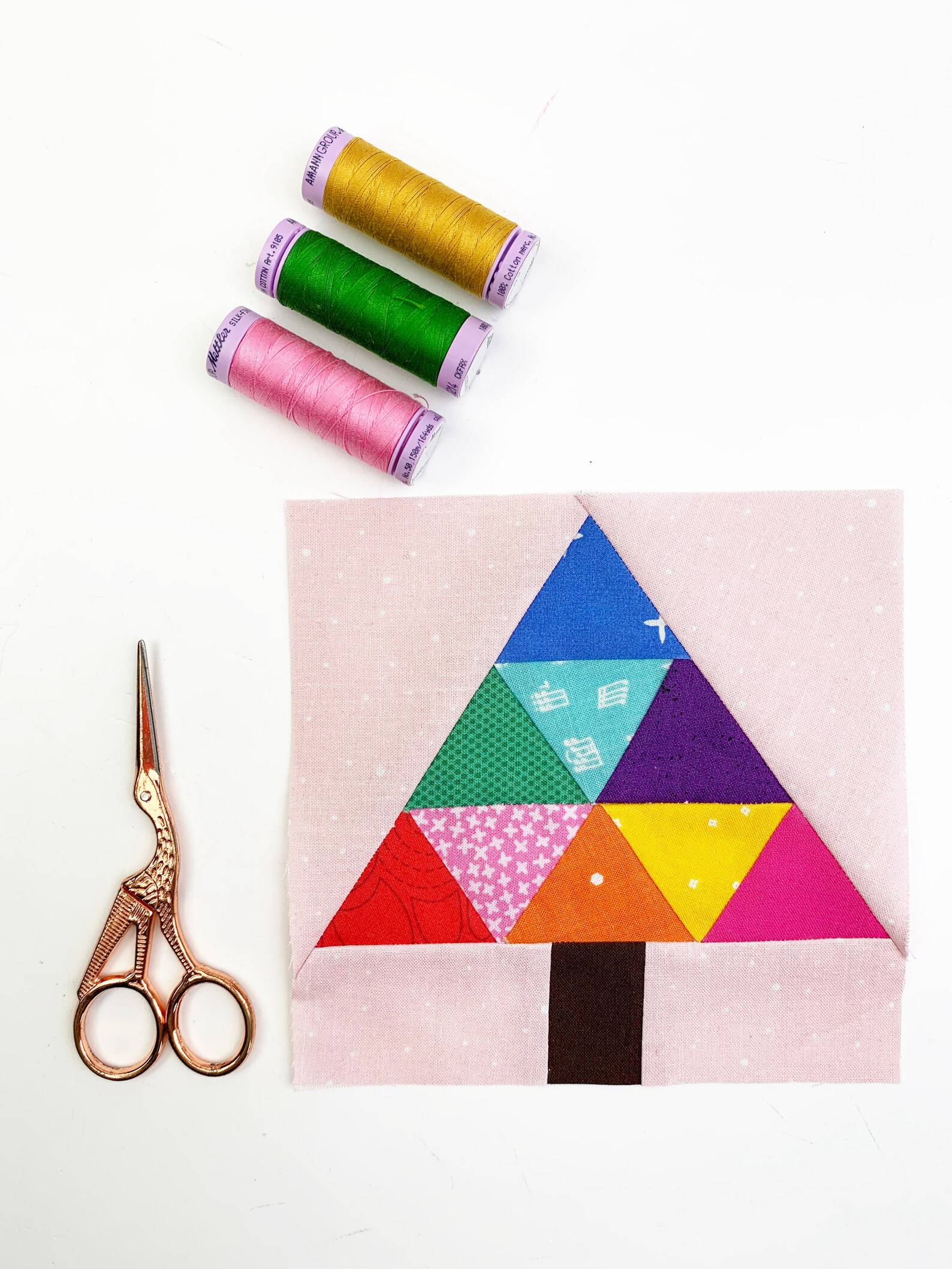 Christmas Tree Quilt Block Pattern Bundle: 5 FPP Designs (PDF Download ...