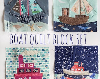 Nautical Quilt Block | Etsy