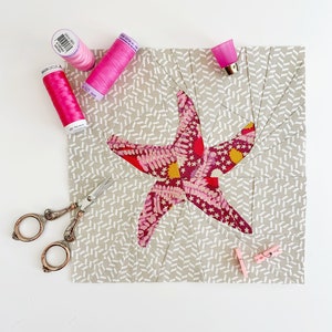 Starfish Quilt Block Pattern: Nautical Foundation Paper Piecing (PDF ...