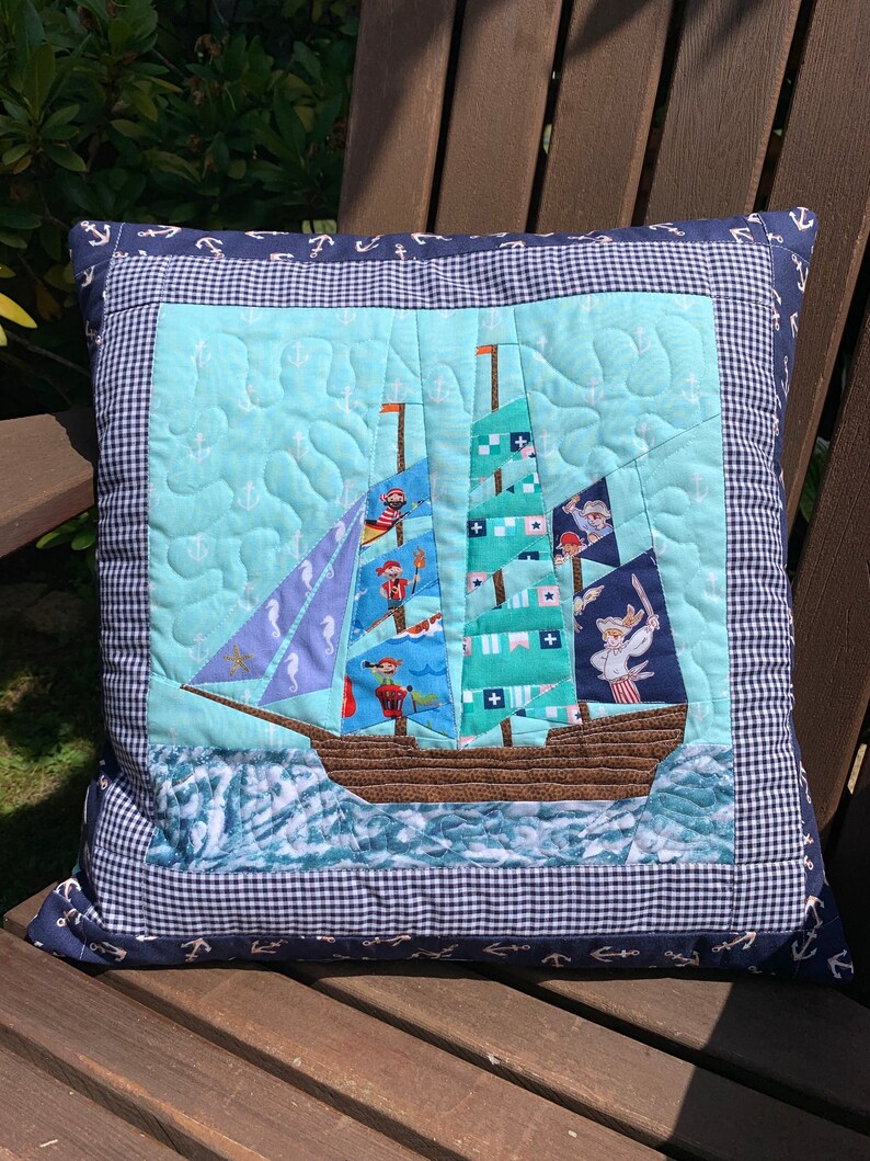 Sailing Yacht Quilt Block Pattern PDF Instant Download Boat | Etsy UK