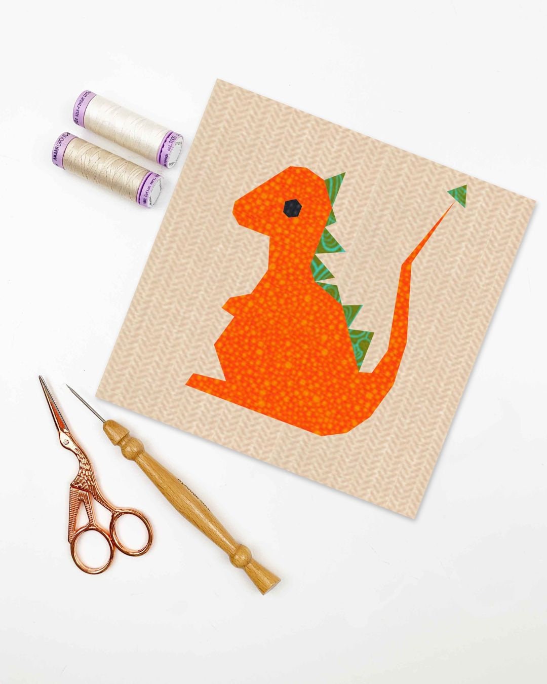 Dragon Quilt Block Pattern: Fairytale Nursery Decor (PDF Download) - Etsy