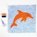 Dolphin Quilt Block Pattern, PDF Instant Download, Nautical Quilt Block ...