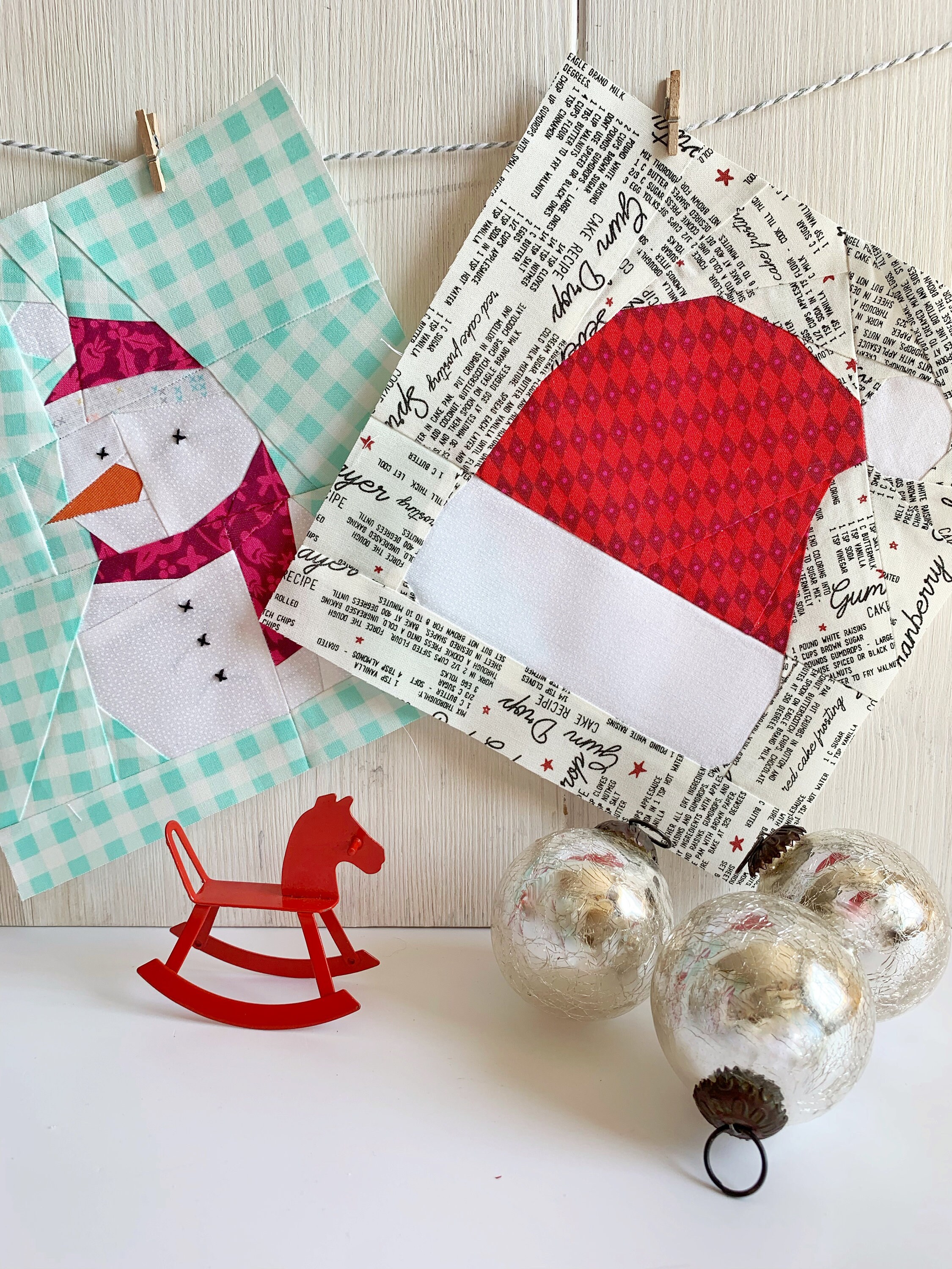 Snowman Quilt Block Pattern PDF Instant Download Christmas - Etsy