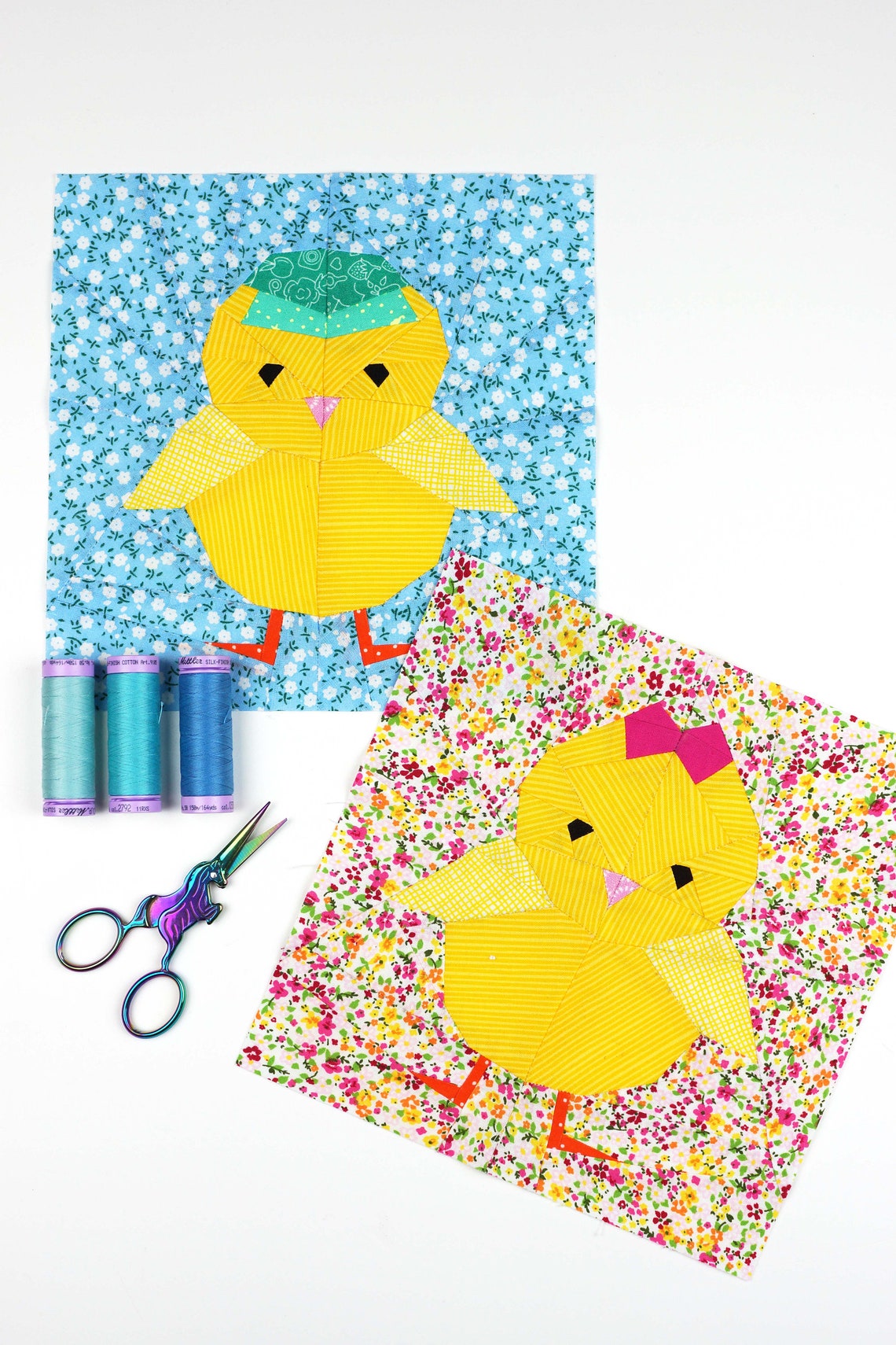 Chickie Quilt Block Pattern Baby Chicken Pattern PDF Instant | Etsy