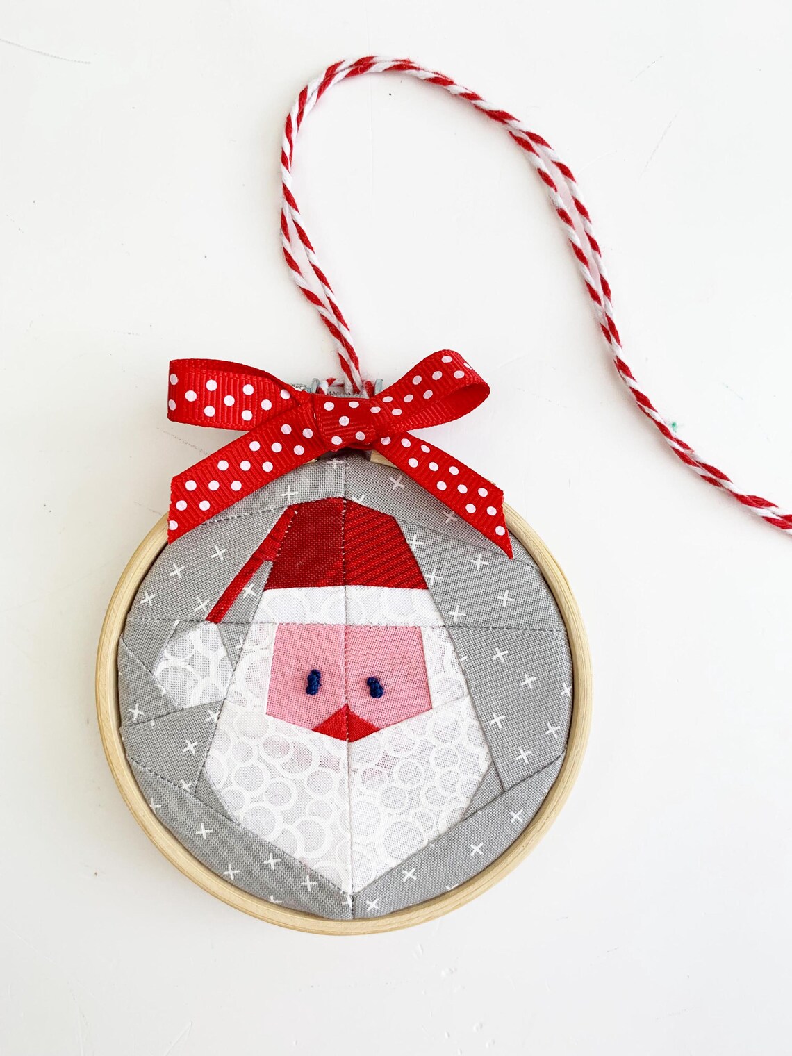 Santa Quilt Block, 5 Sizes PDF Instant Download, Foundation Paper ...