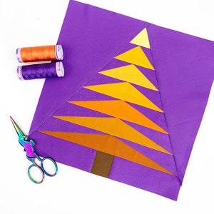 Flying Geese Tree, 5 Sizes PDF Instant Download, Foundation Paper ...