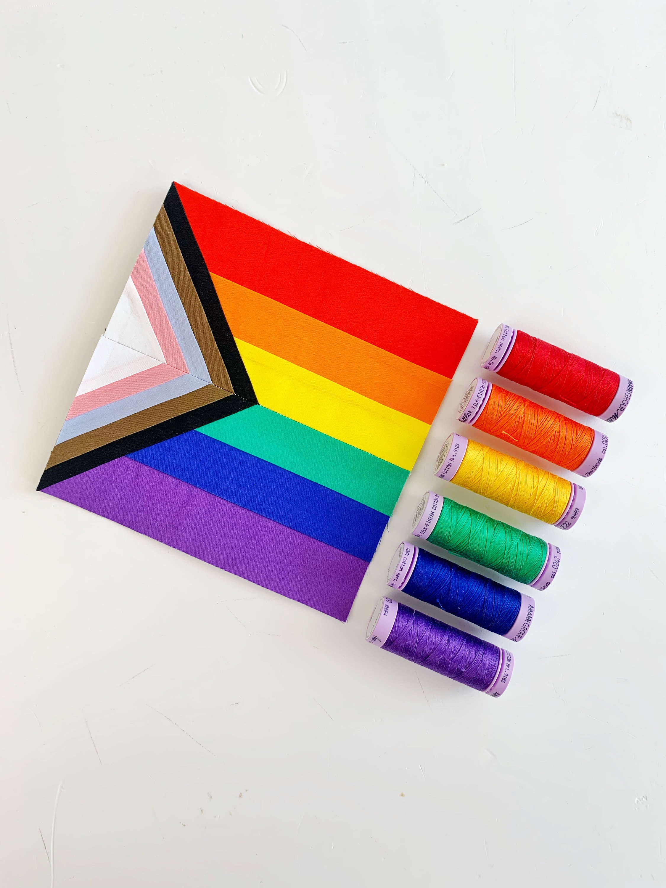 Progress Pride Pattern, 7 Sizes PDF Instant Download, Foundation Paper ...