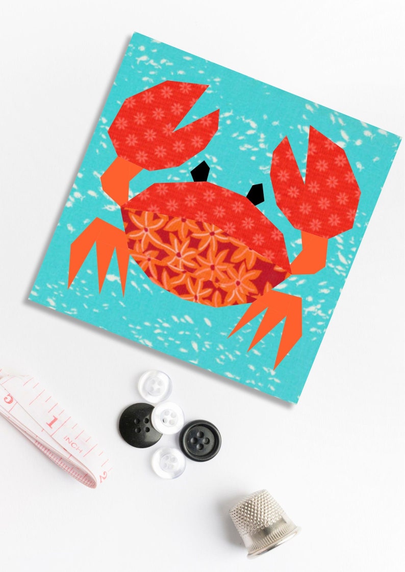 Crab and Lobster Quilt Pattern Bundle: Nautical FPP (PDF Pattern) - Etsy