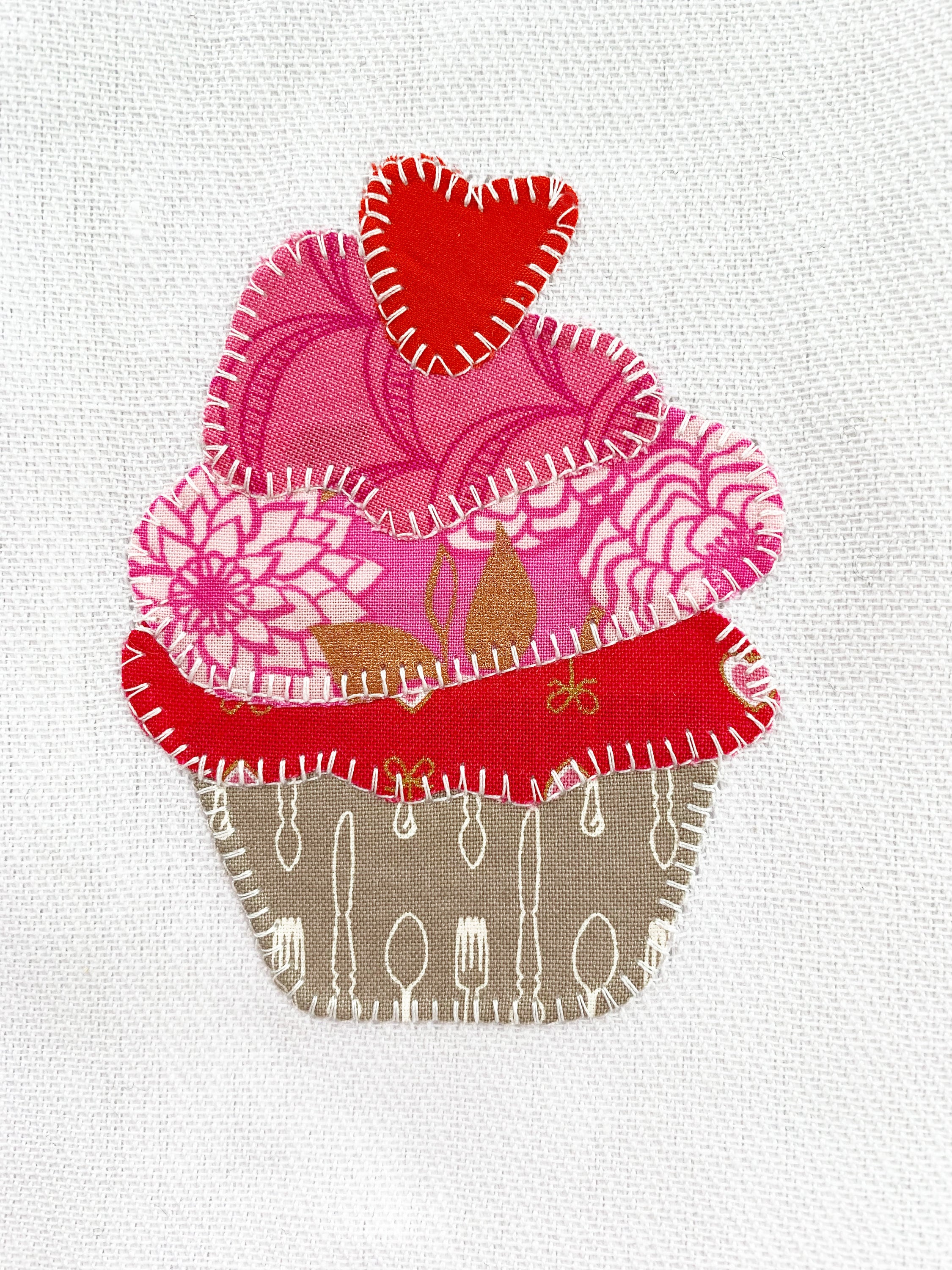 Cupcake Appliqué Pattern PDF Instant Download Set of 4 - Etsy