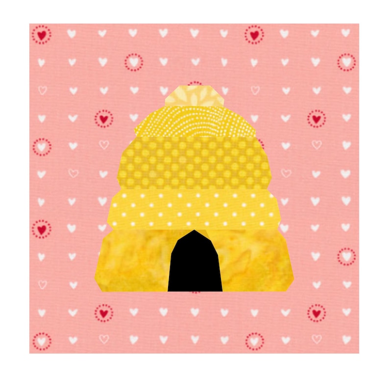 Beehive Quilt Block Pattern: Foundation Paper Piecing (PDF Download) - Etsy