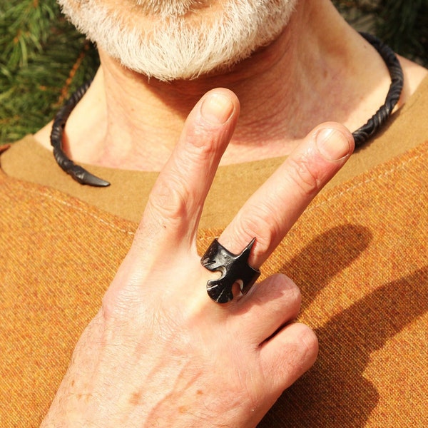 Hand Forged Ring - Etsy