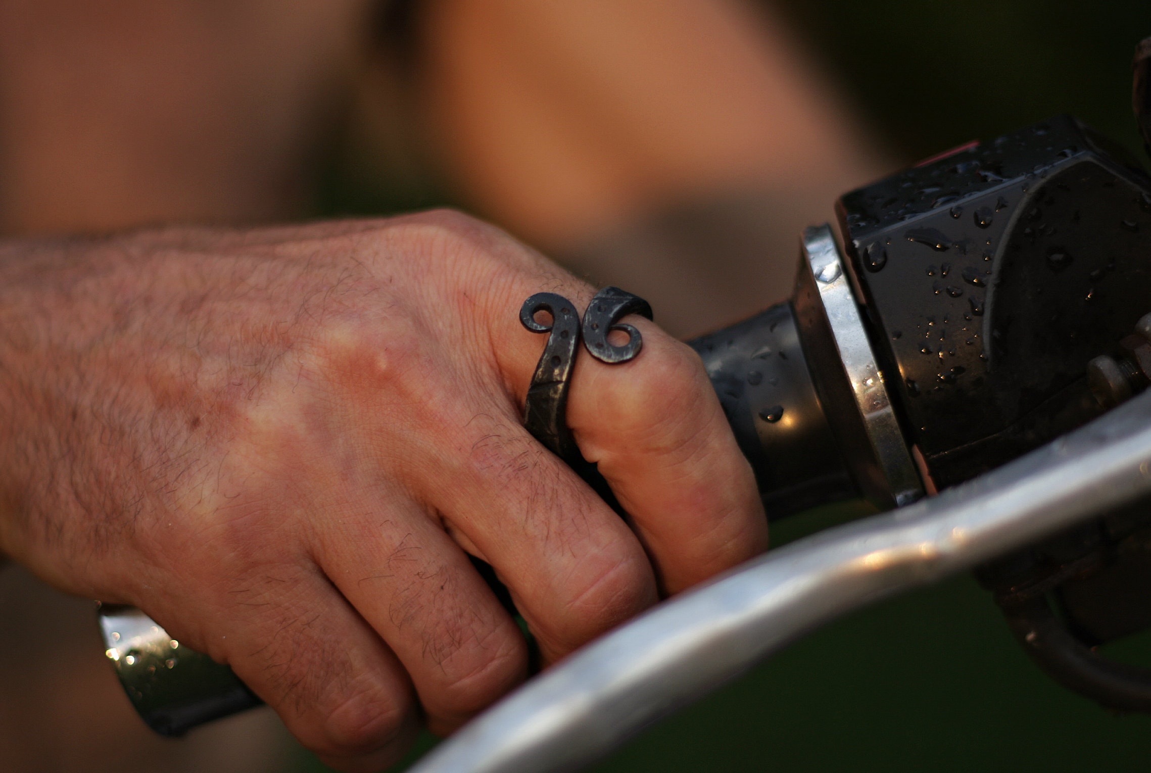 Forged Iron Ring - Etsy Australia