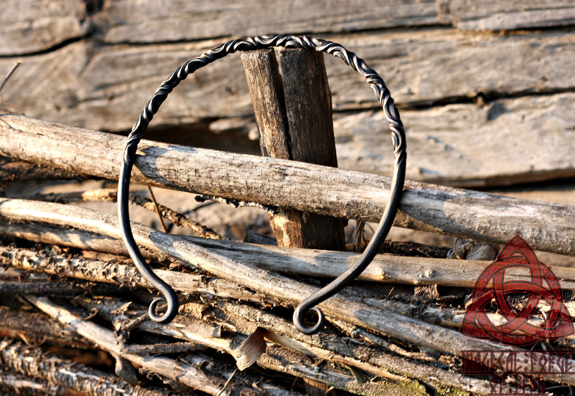 Hand FORGED IRON Torc CELTIC Necklace Viking Torque Hand - Etsy