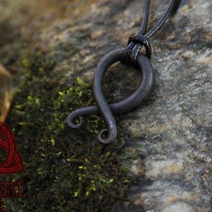 Troll Cross Iron Pendant Necklace Handmade Vikings Amulet - Etsy