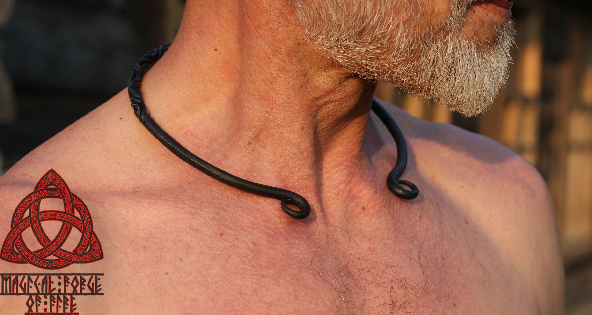 Hand FORGED IRON Torc CELTIC Necklace Viking Torque Hand - Etsy