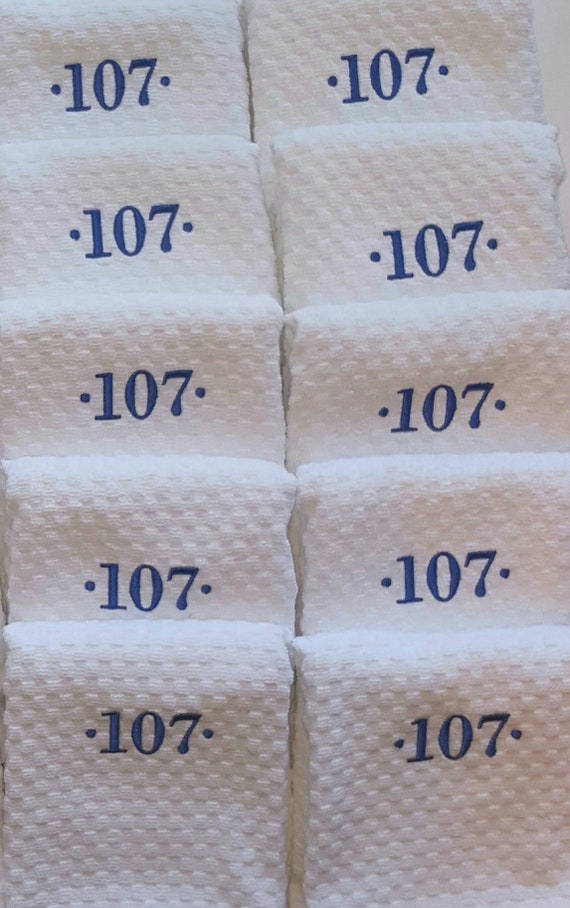 10 KITCHEN/ Hand Towels With House Number-custom Housewarming - Etsy