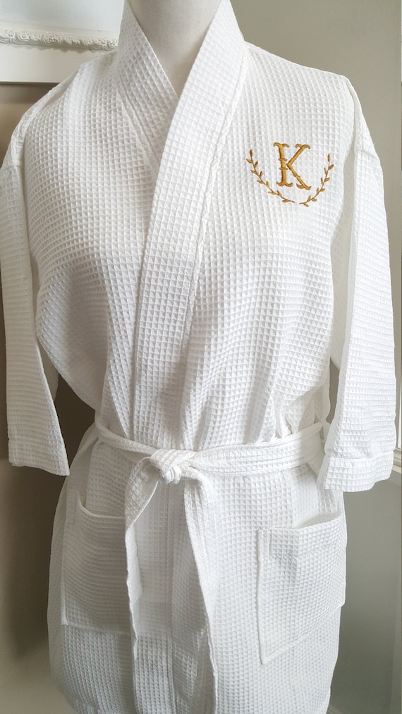 Personalized Waffle Weave Robe - Etsy