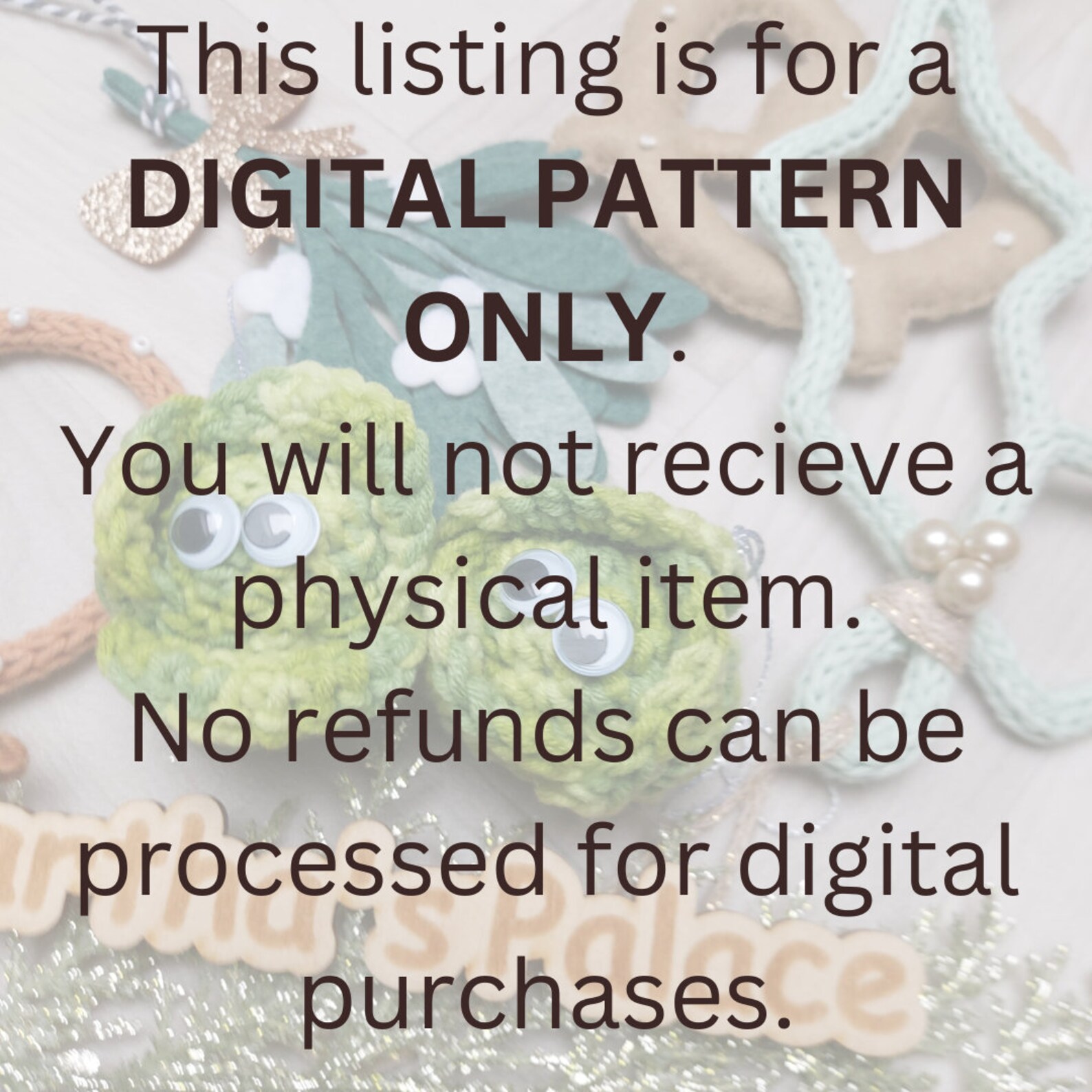 Crochet Sprout PATTERN, DIY Christmas Decorations, Handmade Bauble ...