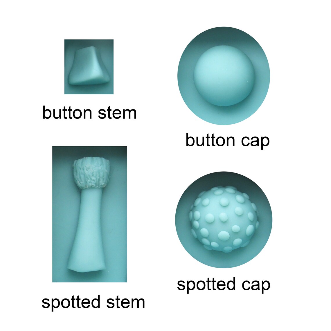 Mini Mushroom and Toadstool Molds - Etsy