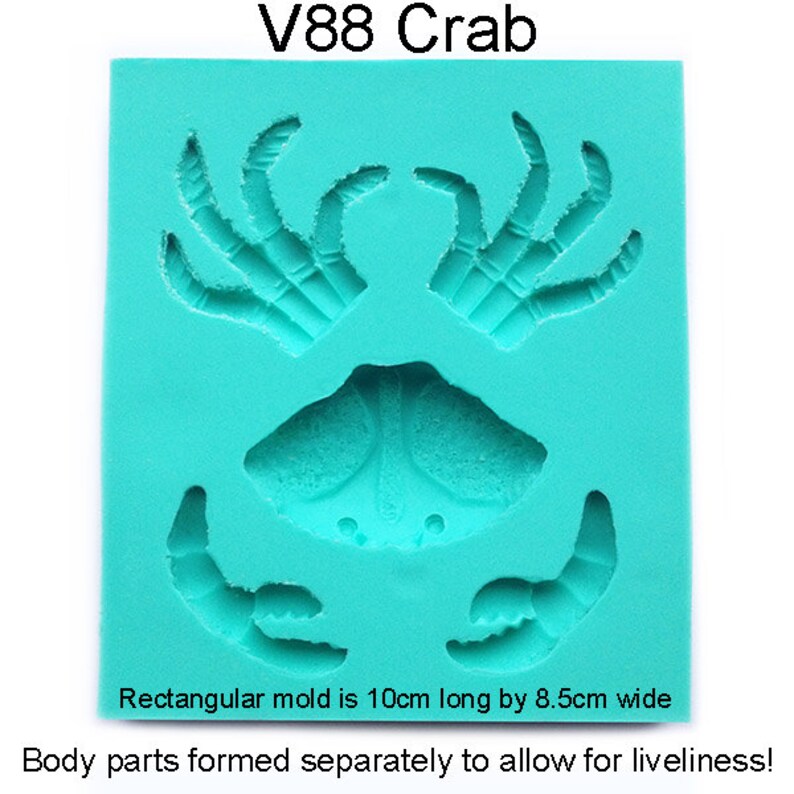 Crab Silicone Mold by Scott Clark Woolley - Etsy
