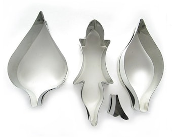 Water Lily Petal Cutters set of 4 - Etsy