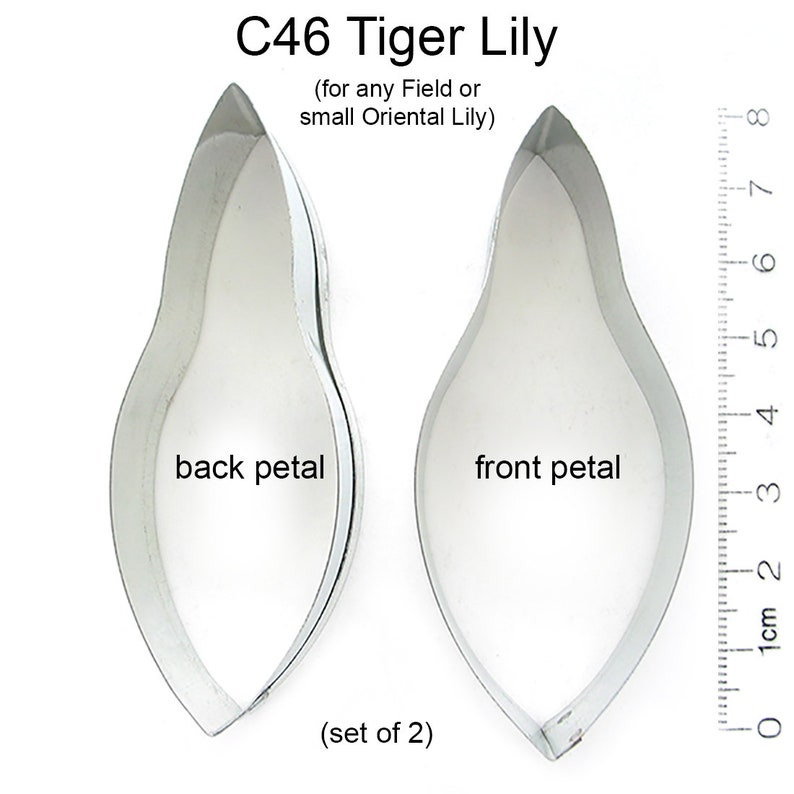 Tiger Lily Cutters set of 2 | Etsy