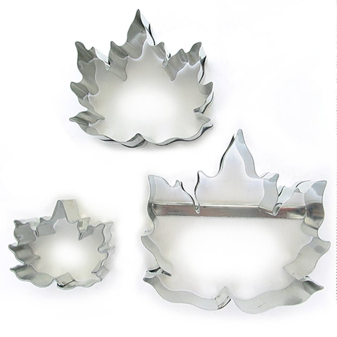 Maple Leaf Cutter Set (3 Sizes) - Etsy