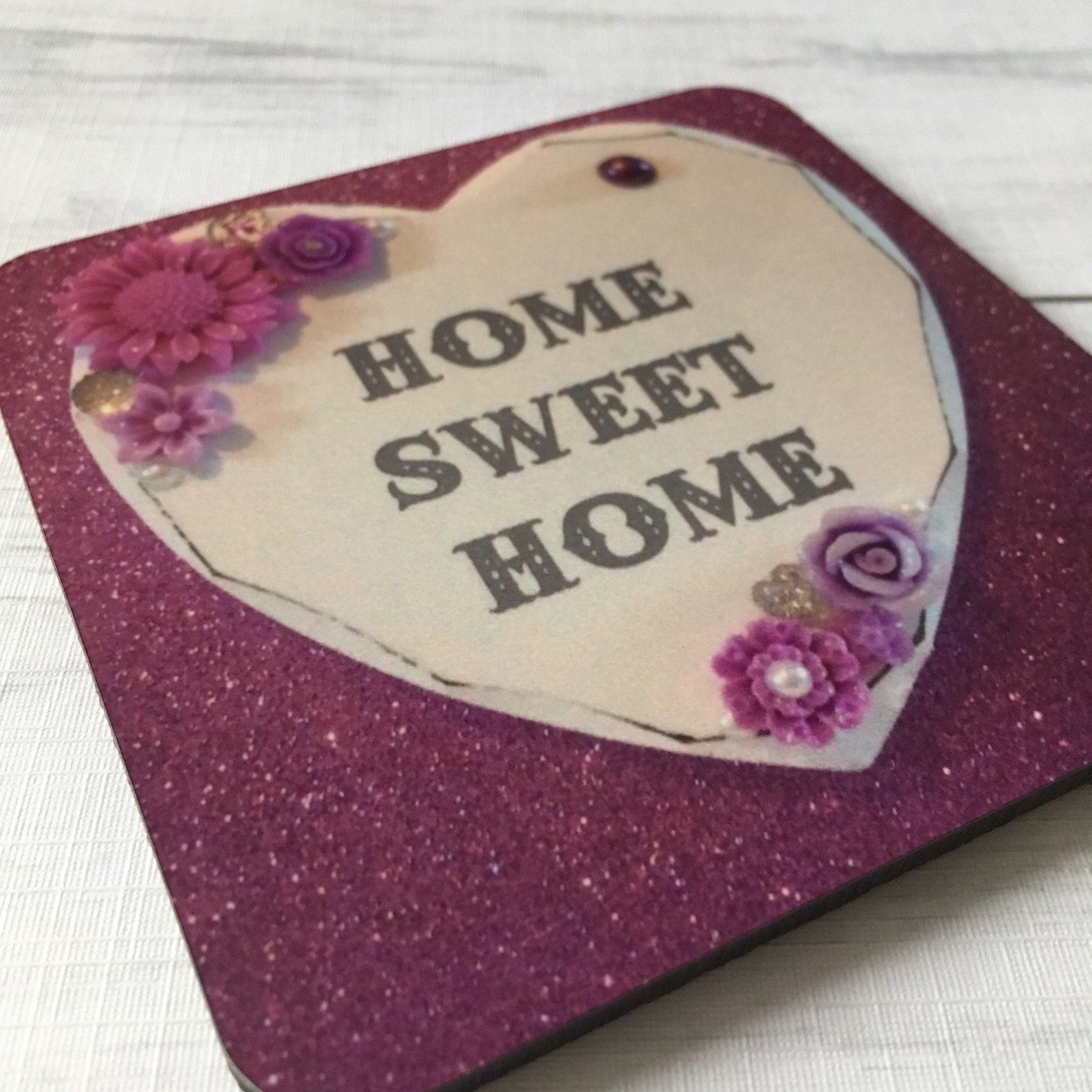 PRINTED Individual New Home Coasters Quote Coasters home | Etsy