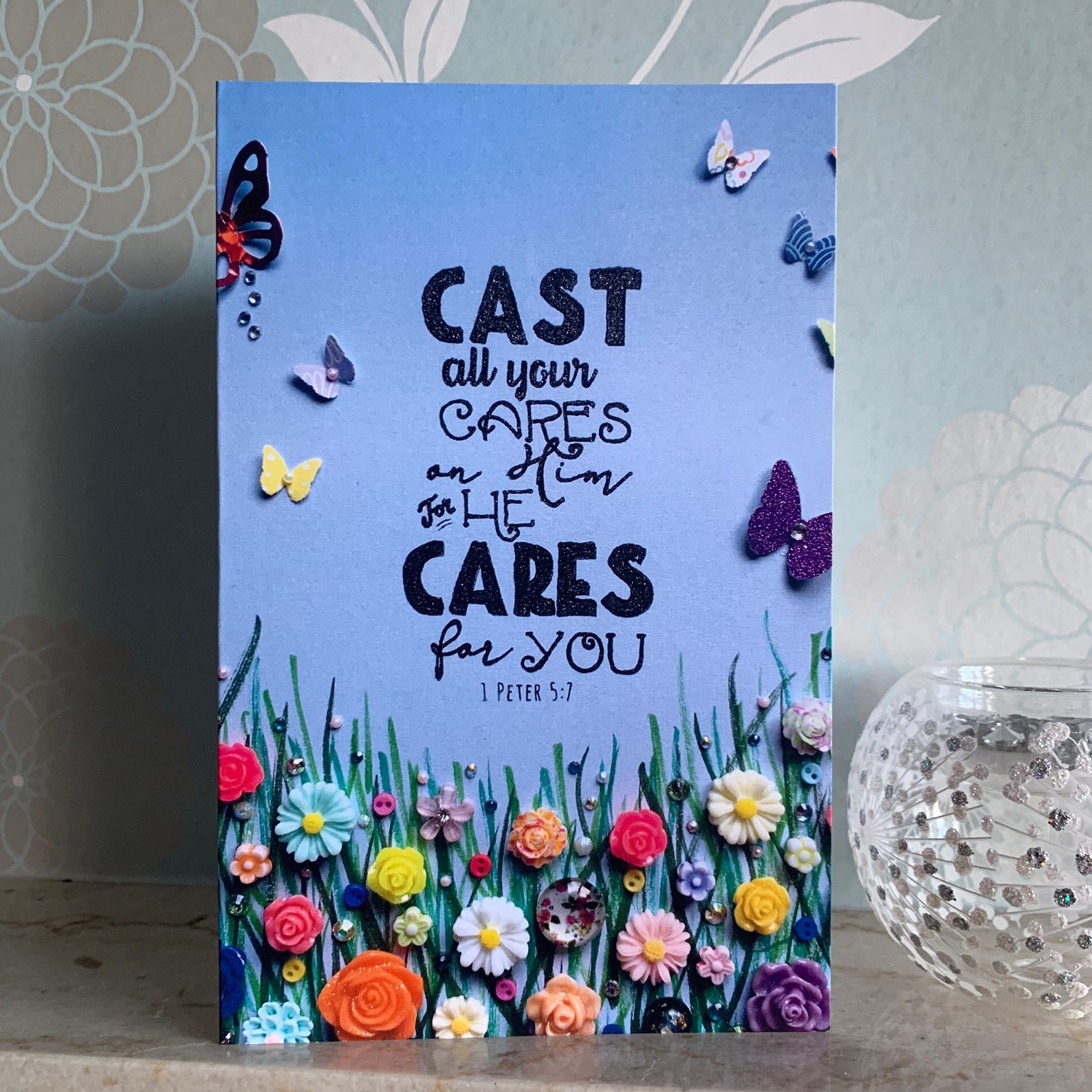 PRINTED Christian Greeting Cards Bible Verse Printed Cards - Etsy