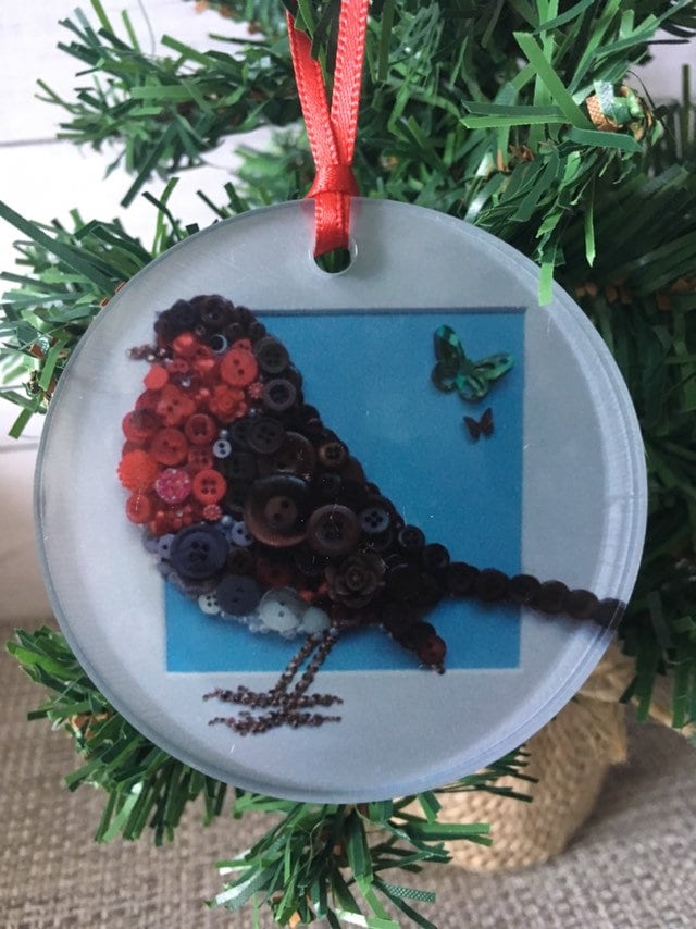 PRINTED Acrylic Robin Decoration Robin Art Gift Acrylic - Etsy UK