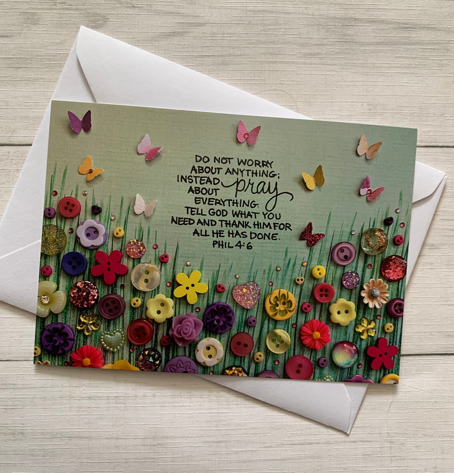 Set of 6 Bible Verse Postcards, PRINTED (not 3D) Postcard Pack ...