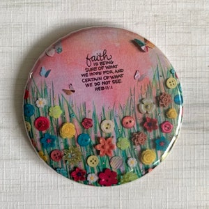 PRINTED Individual Bible Verse Magnet Small Round Magnets - Etsy