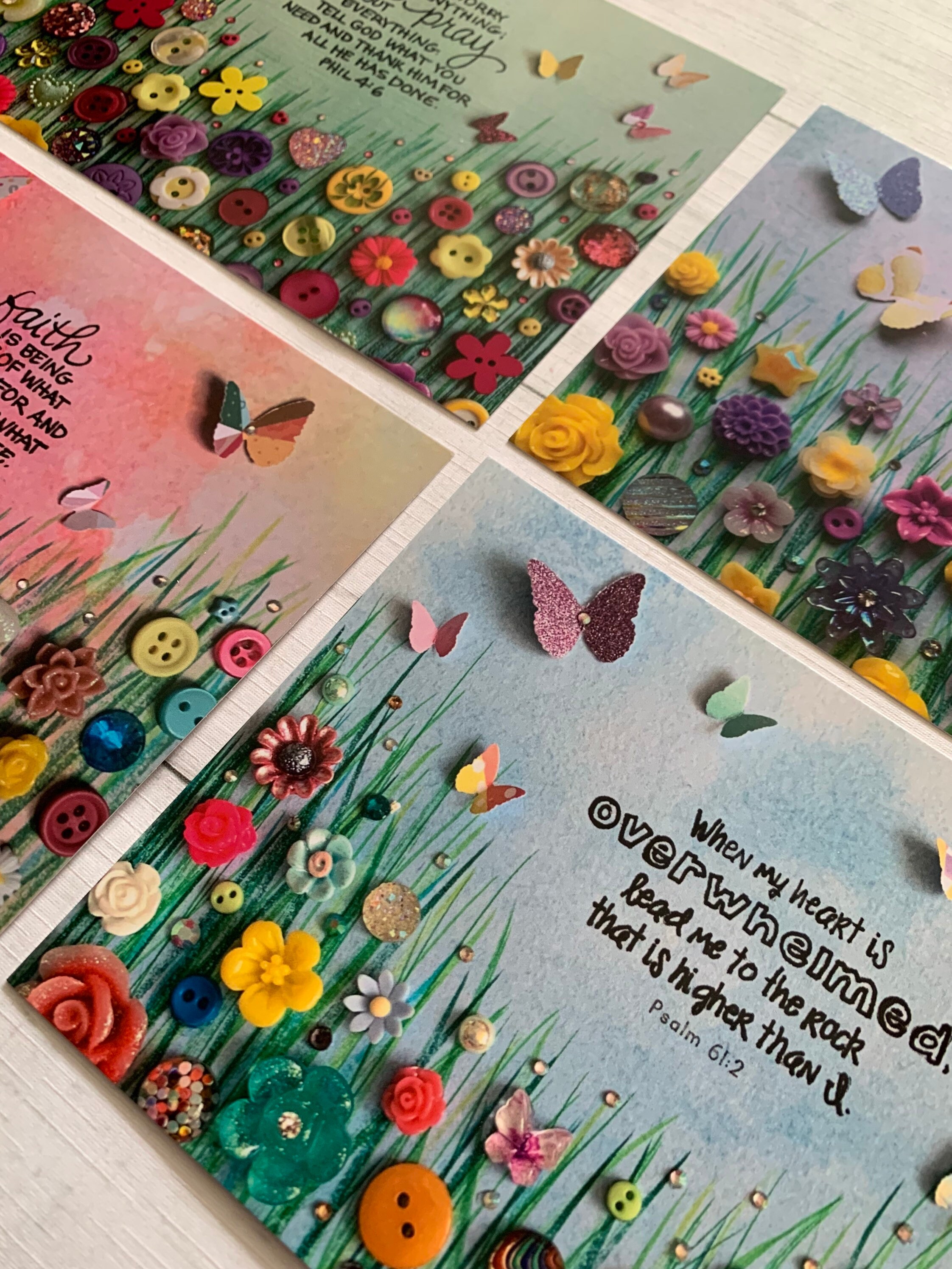 Set of 6 Bible Verse Postcards PRINTED Postcard Pack - Etsy UK