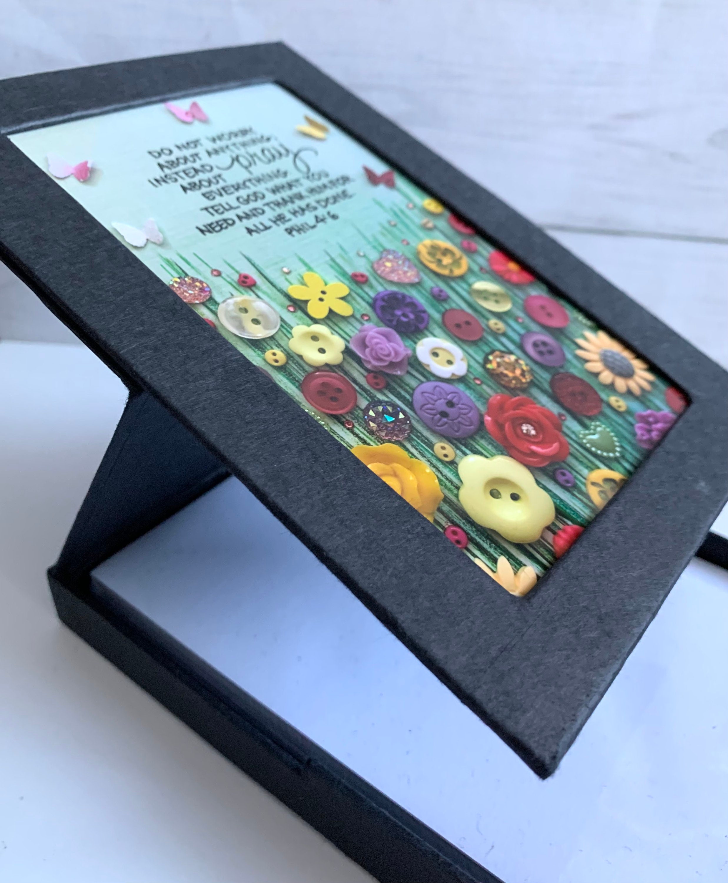 PRINTED Bible Verse Art Photo Memo Box Floral Theme Note Pad - Etsy UK