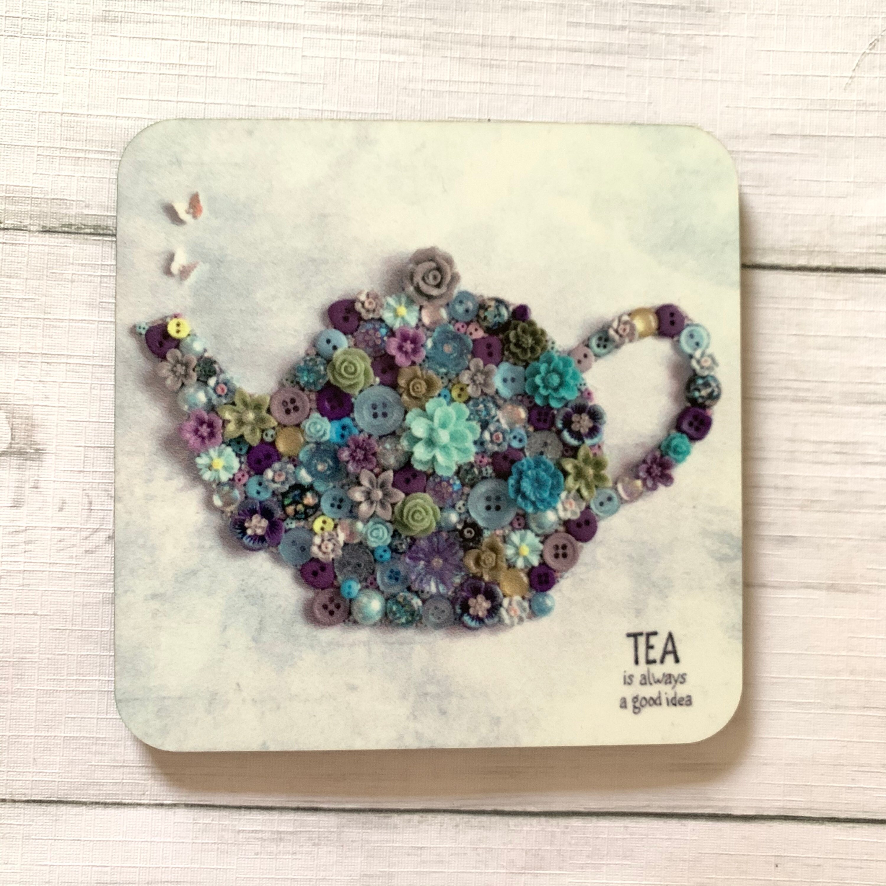 PRINTED Individual Teapot Coaster Campervan Drinks Mattea - Etsy UK