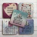 PRINTED Individual New Home Coasters Quote Coasters Home - Etsy