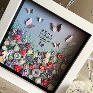 The Psalms Flower Meadow, Bible Verse Decor, Christian Theme Art, the ...