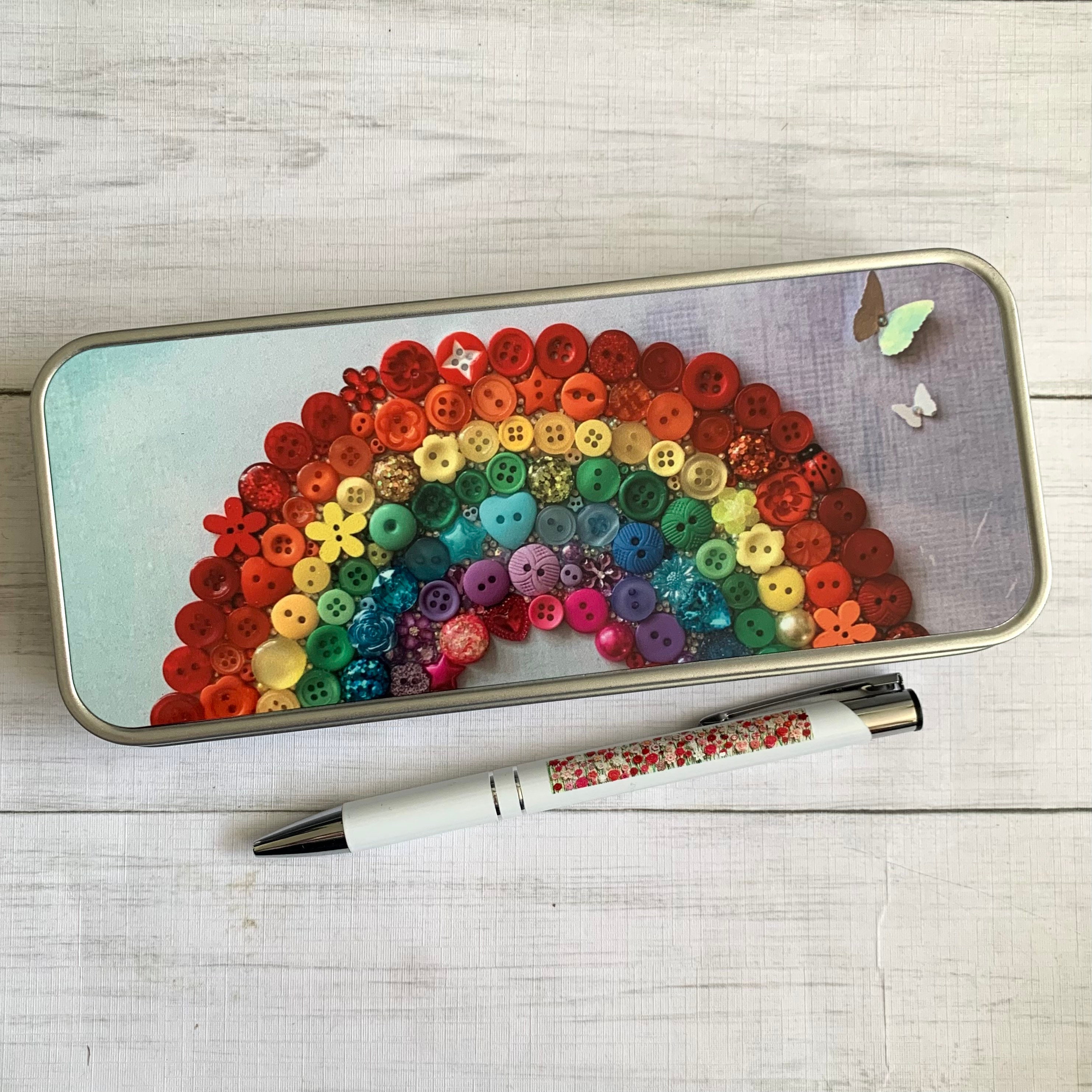 Home & Living Office & School Supplies Rainbow Art Theme Pen Holder ...