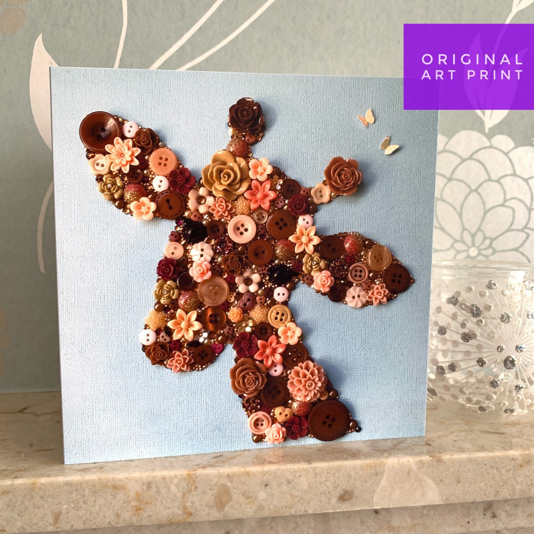 PRINTED Giraffe Greeting Cards Giraffe Print Cards Giraffe - Etsy