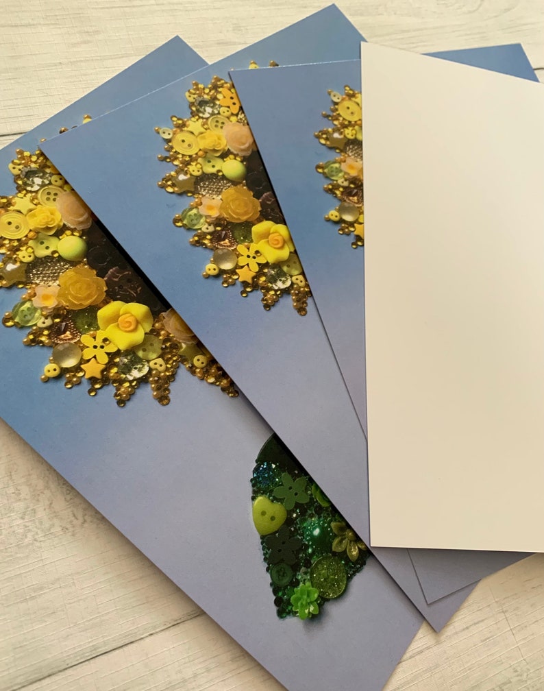 Set of 3 PRINTED A5 Sunflower Postcards, Sunflower Postcard Pack ...