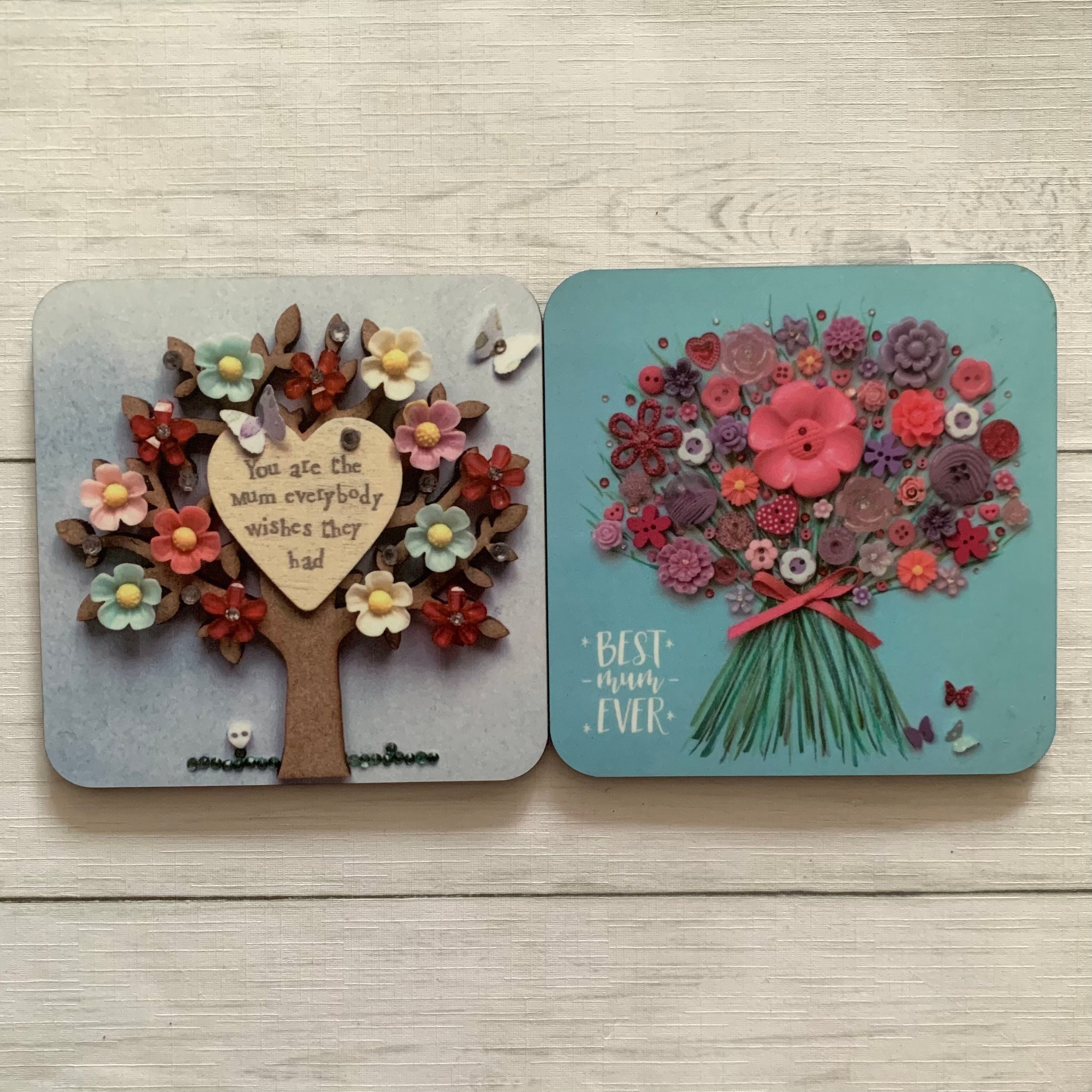 PRINTED Individual Mum Coasters Love You Mummy Coaster New | Etsy UK