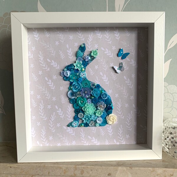 Bunny Rabbit Button - Etsy