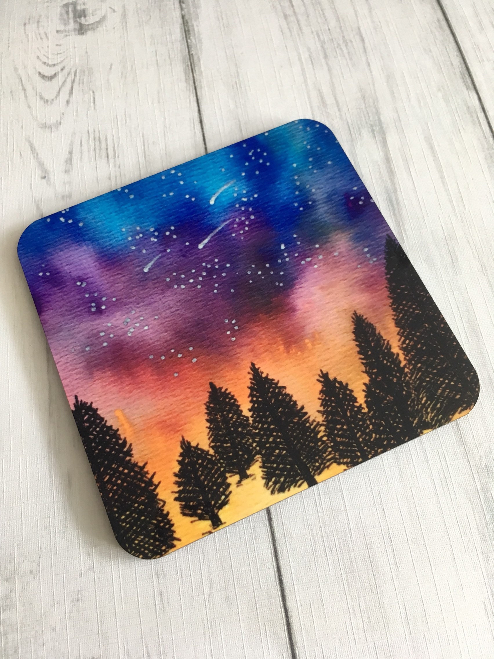 PRINTED Individual Watercolour Coasters Art Coasters Love to - Etsy UK