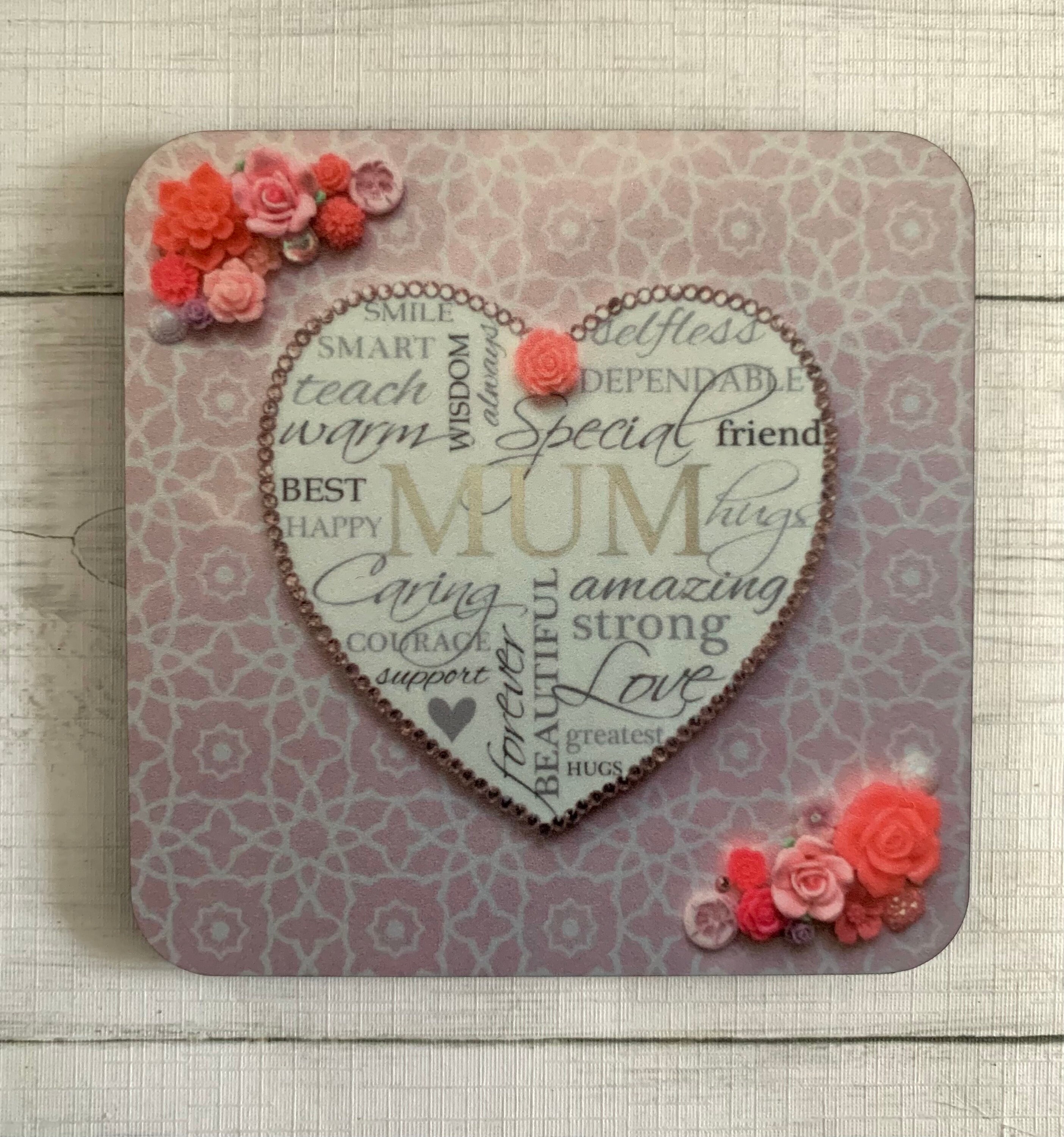 PRINTED Individual Mum Coasters Love You Mummy Coaster New | Etsy UK