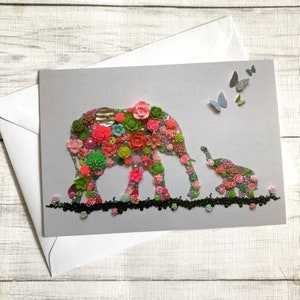 Set of 4 PRINTED Elephant Postcards, Elephant Postcard Pack, Printed ...