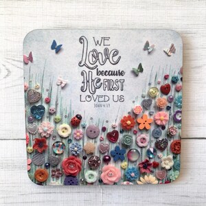 PRINTED Individual Bible Verse Coaster, Individual Unique Coasters ...